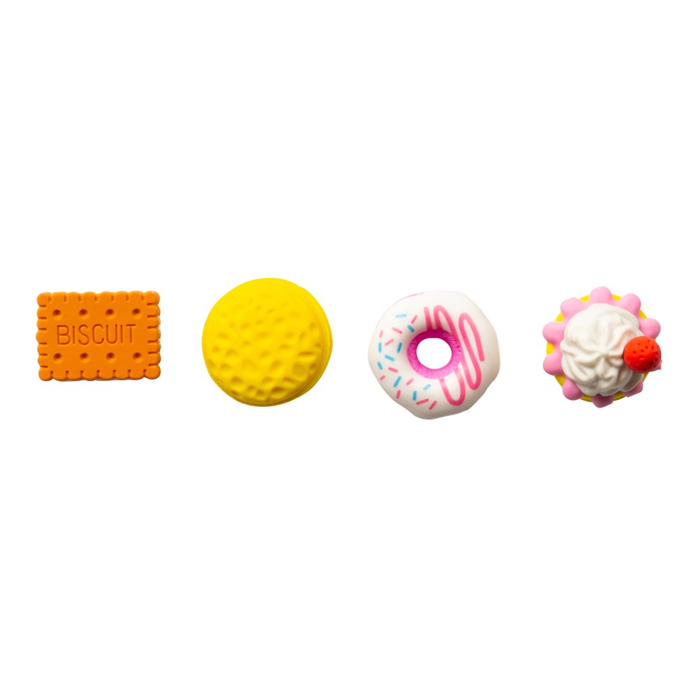ERASERS COOKIES 4-P DISPLAY